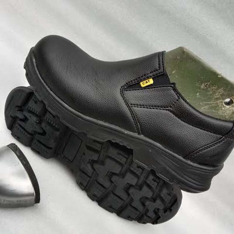 Jual Sepatu Safety Pria Ujung Besi Sepatu Kerja Proyek Lapangan - Hitam ...