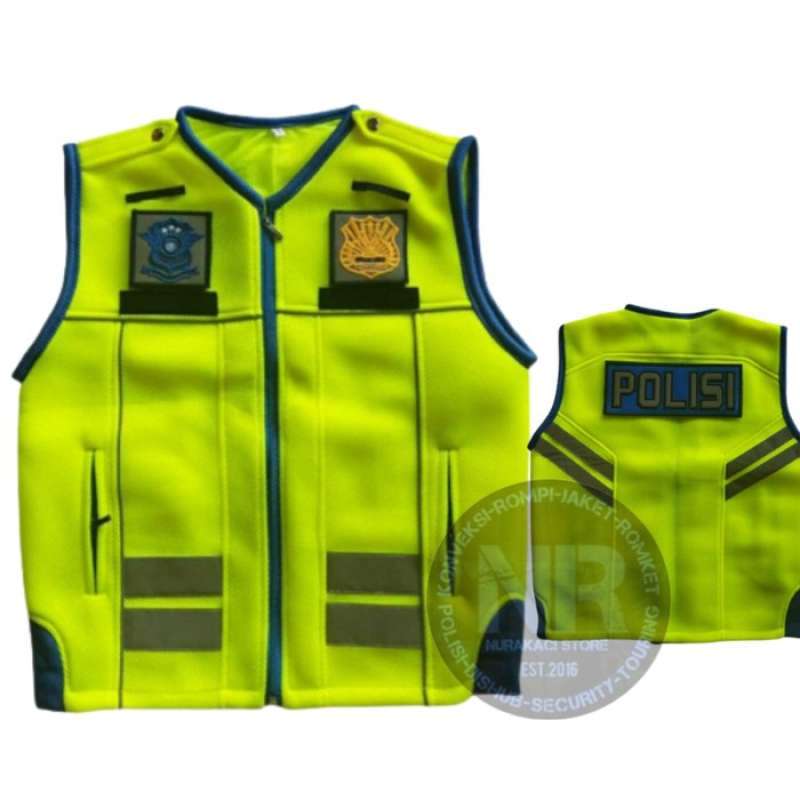 Jual Rompi Polisi Lalu Lintas Hijau Jala Tebal Original Lantas Di ...