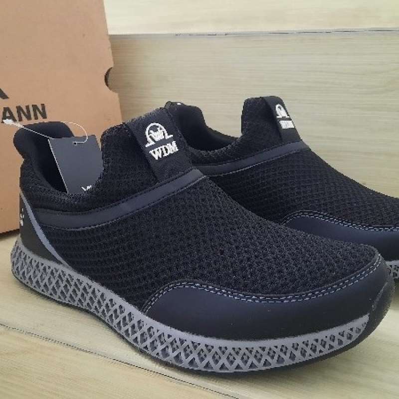 Jual Sepatu Slip On Weidenmann Wolvo 03 Original - 43 Hitam Di Seller ...