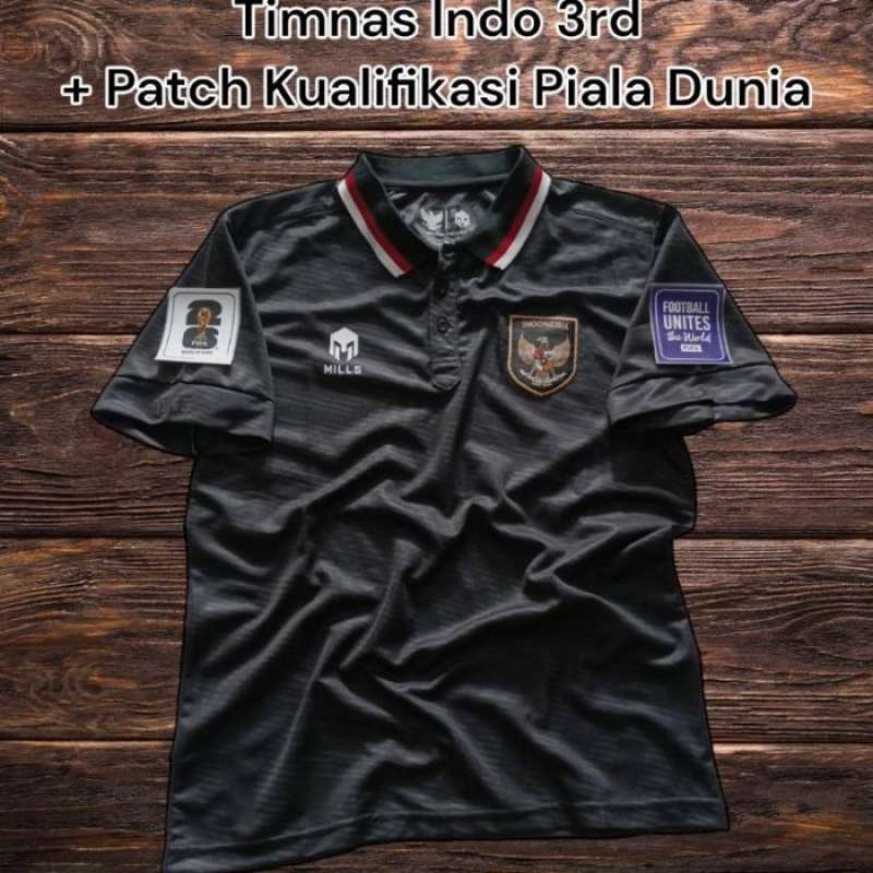 Jual Original Jersey Timnas Indonesia Plus Patch Kualifikasi Piala ...
