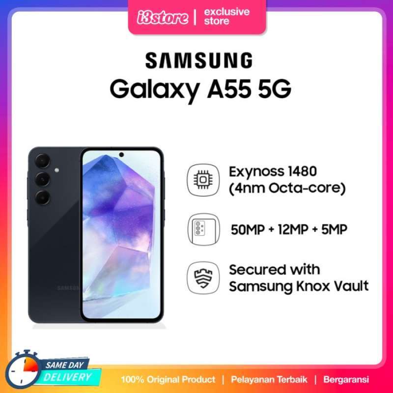 Jual Samsung Galaxy A55 8/256 Gb 8gb 256gb 5g Garansi Resmi Samsung Indonesia Sein A55 - Ice ...