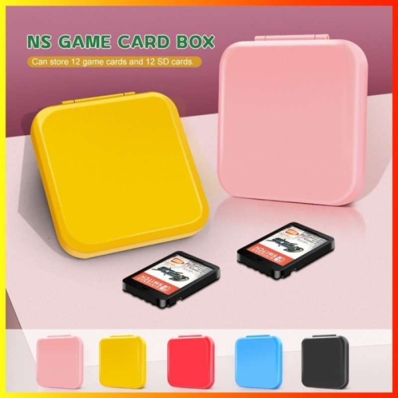 Jual Simple Colourful Nintendo Switch Game Card Cartridge Box Case 12 ...