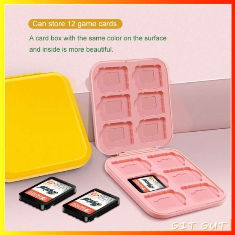 Jual Simple Colourful Nintendo Switch Game Card Cartridge Box Case 12 ...