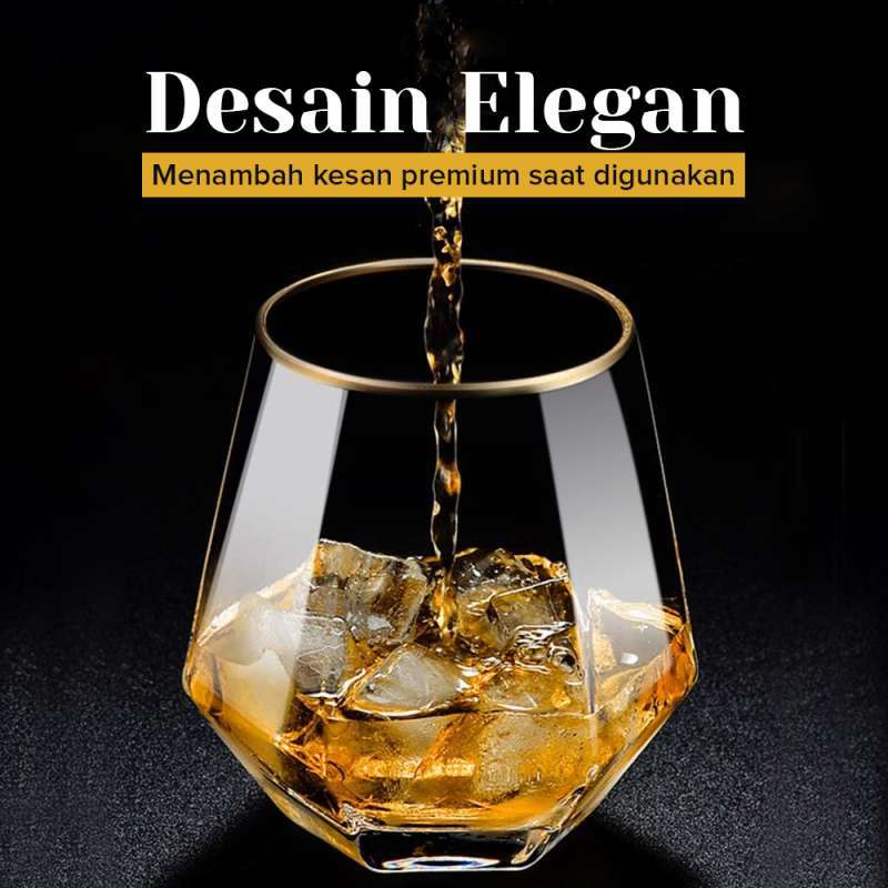 Jual One Two Cups Gelas Minuman Whiskey Coffee Milk Tea Geometry ...