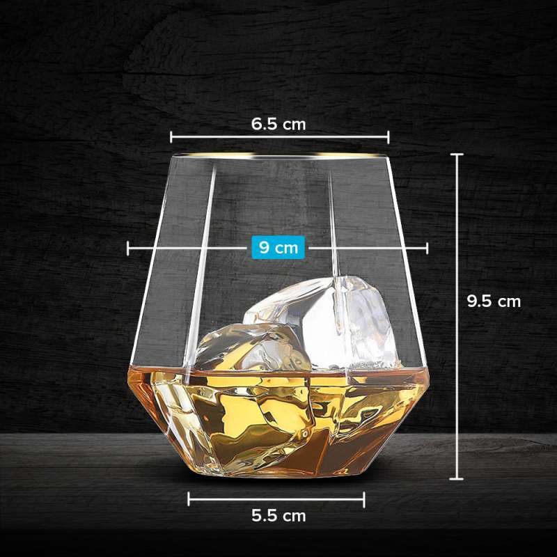 Jual One Two Cups Gelas Minuman Whiskey Coffee Milk Tea Geometry ...