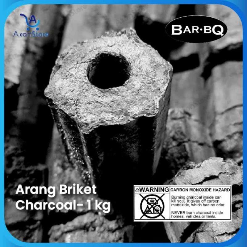 Jual Bbq Arang Briket 1kg Merek Bar.bq Barbeque Premium Briquette ...