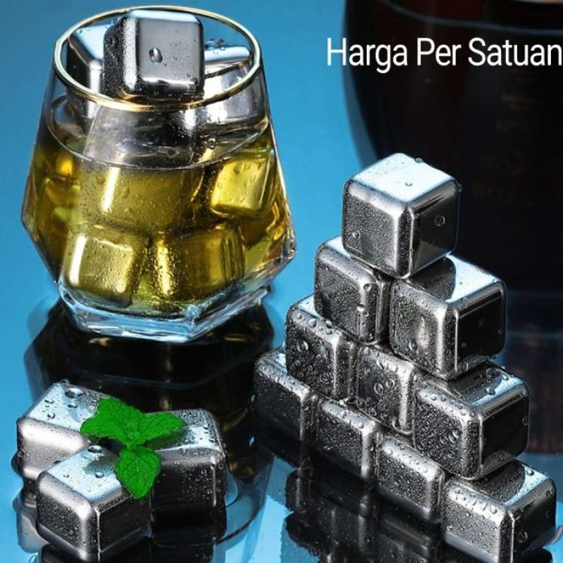 Jual Es Batu Stainless / Ice Cube Reusable Stainless Steel Di Seller ...