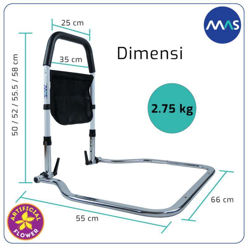 Promo Mas Bed Adjust Rail - Railing Dewasa Lansia - Alat Bantu Bangun ...