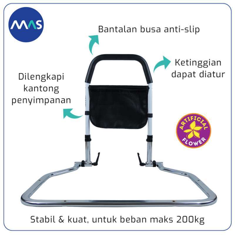 Promo Mas Bed Adjust Rail - Railing Dewasa Lansia - Alat Bantu Bangun ...