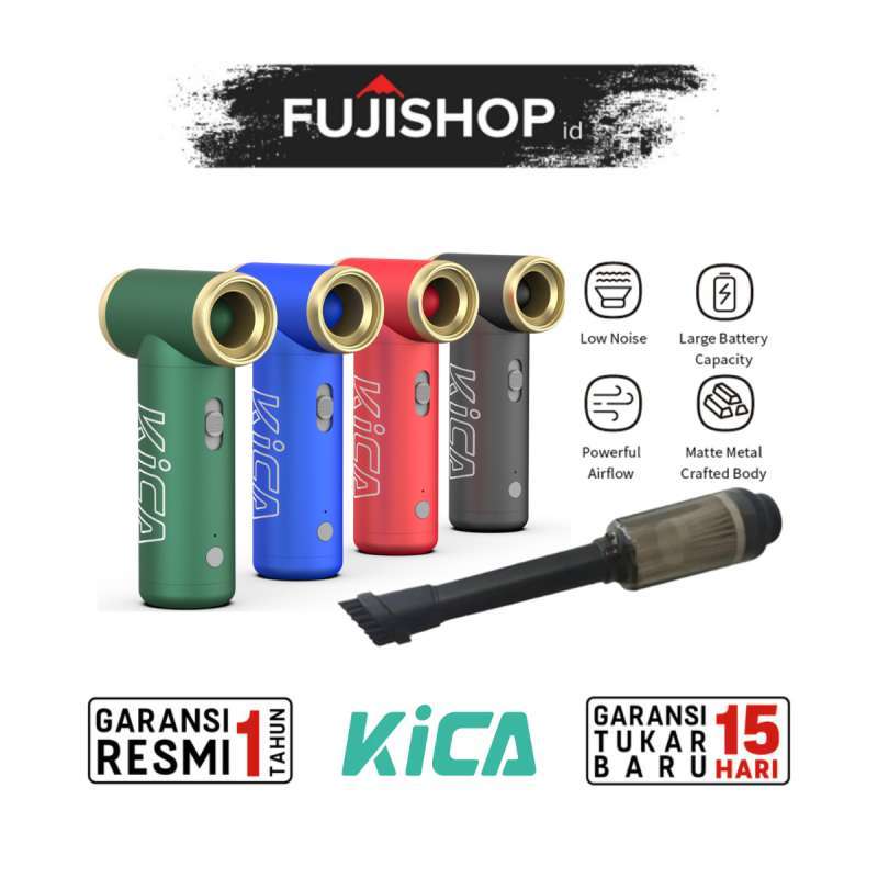 Jual Kica Jet Fan 2 With Vacuum Attachment Turbo Fan Mini Portable ...