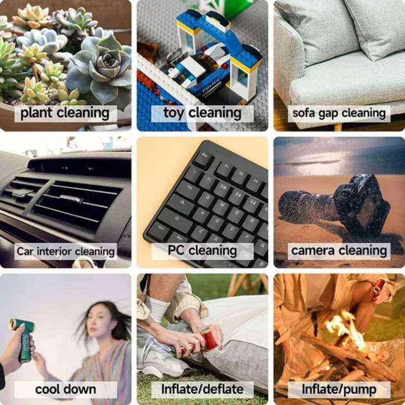 Jual Kica Jet Fan 2 With Vacuum Attachment Turbo Fan Mini Portable ...