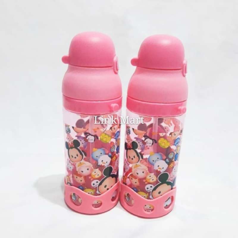 Promo Botol Minum Anak 450 Ml Bpa Free Motif Car Tsumtsum Doraemon Kuda Poni Diskon 23% Di ...