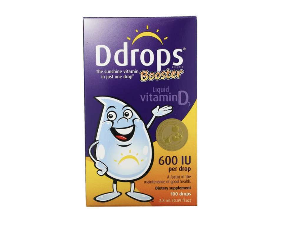 Promo Ddrops Booster Liquid Vitamin D3 600 Iu 0.09 Fl Oz 2.8 Ml Diskon ...