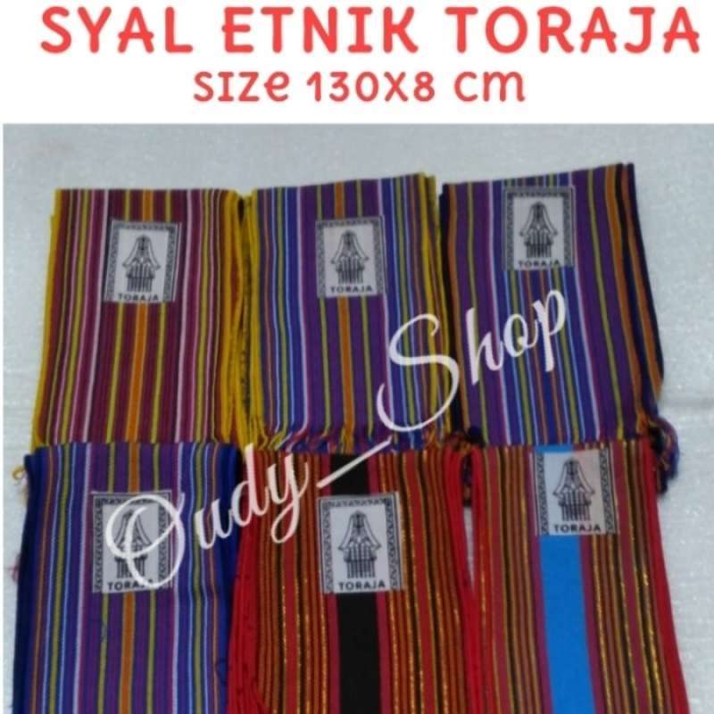 Jual Syal Etnik Toraja Souvenir Ikat Kepala Khas Sulawesi Di Seller ...