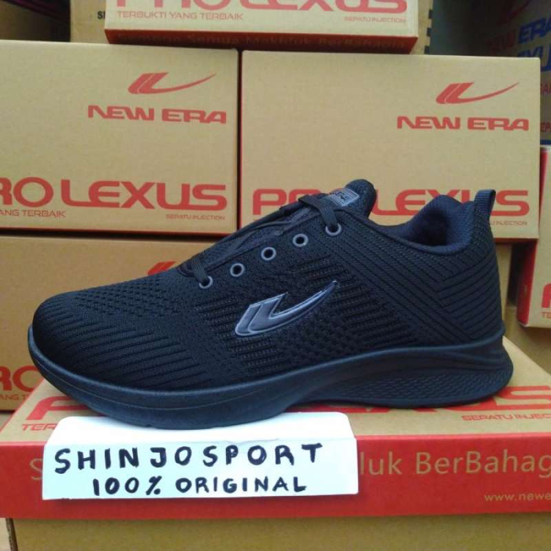 Promo Full Black Sepatu Sekolah 39 - 43 New Era O.r.ig.in.alhitam Laki ...