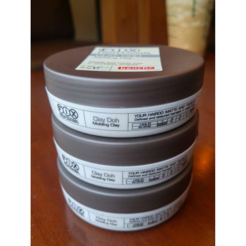 Jual Hair Wax Fix Professional Clay Doh Molding Pomade Original Impor ...