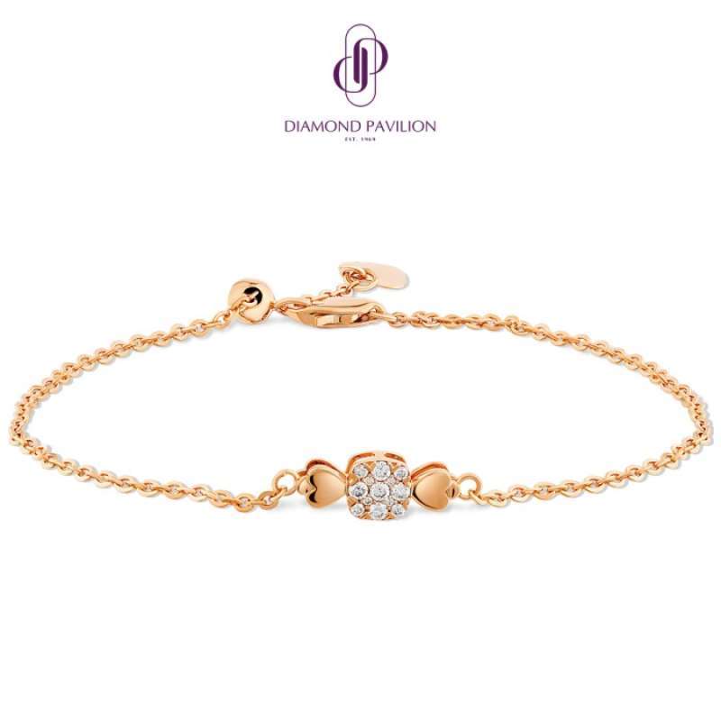 Jual Diamond Pavilion Gelang Emas Batu Berlian Tasia Bracelet Di Seller ...