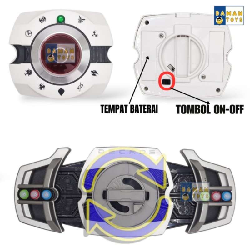 Promo Mainan Sabuk Kamen Rider Csm Belt Dx Decade Driver Belt V2 ...
