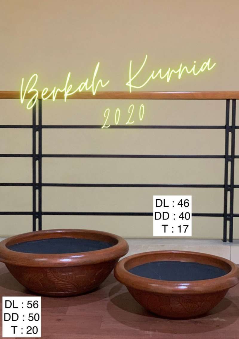 Promo Pot Teracotta Teratai Pot Tanah Liat Tanaman Air Pot Gerabah Baru ...