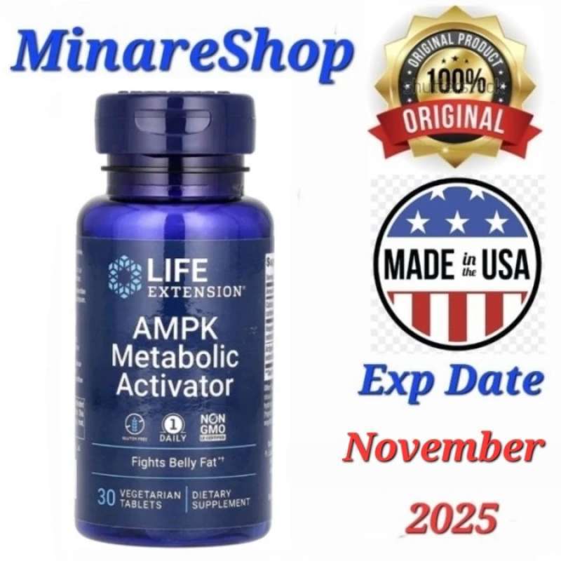 Promo Life Extension Ampk Metabolic Activator, 30 Vegetarian Tablets ...