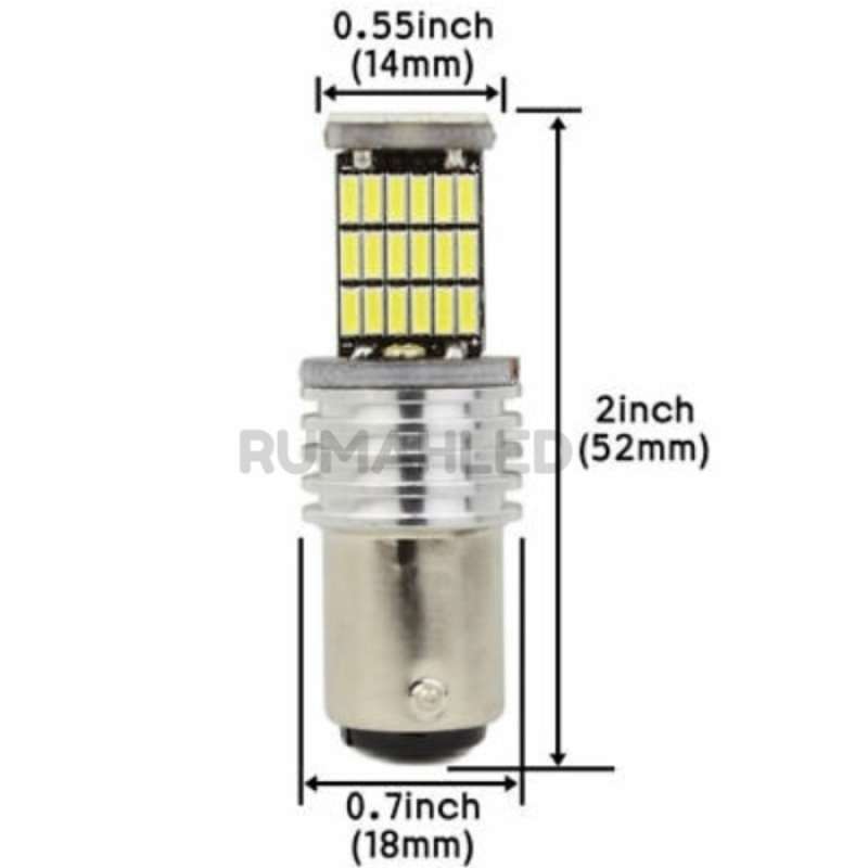 Promo (satuan) Led Stop Autovision 45 Smd S25 (1157) Bay15d Bayonet Diskon 23% Di Seller Manah ...