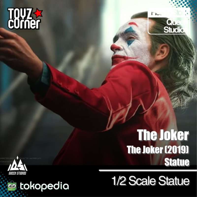 Promo Queen Studios 1/2 Scale Statue Arthur Fleck Joker (2019 Movie ...