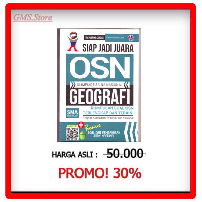 Promo Siap Jadi Juara Osn Geografi Sma Sederajat Diskon 23% Di Seller Malini Store - Cengkareng ...