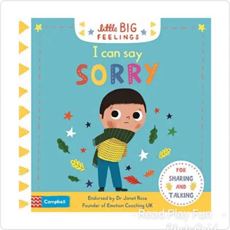 Promo I Can Say Sorry (little Big Feelings) Campbell Board Book Diskon ...
