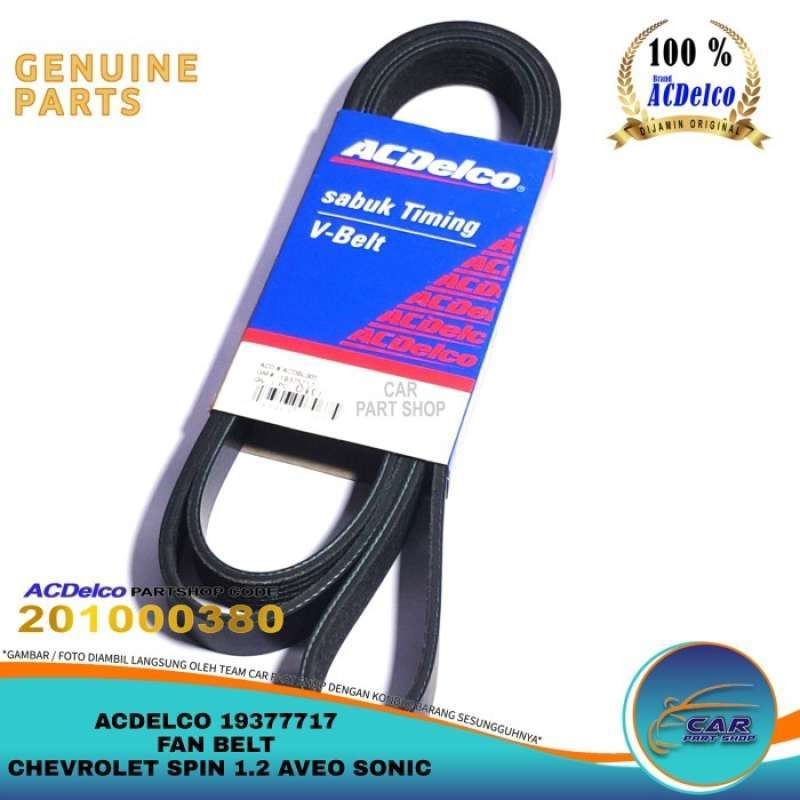 Promo Fan Belt Chevrolet Spin 1.2 Aveo Sonic Ac Delco (tc) Diskon 23% Di Seller Rakki Store ...