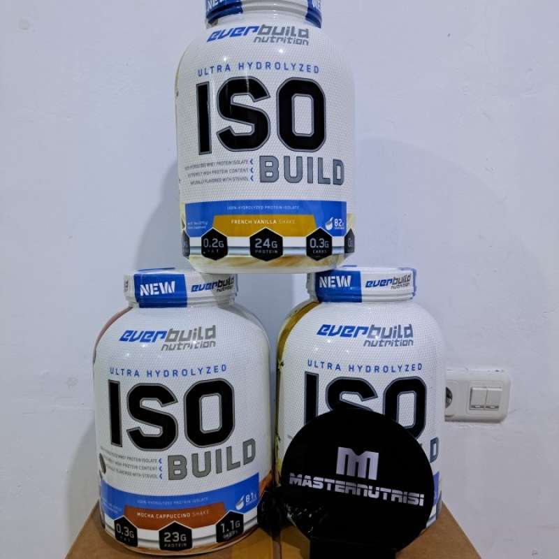 Promo Everbuild Iso Build 5 Lb Hydrolized Whey Isolate Diskon 33% Di ...
