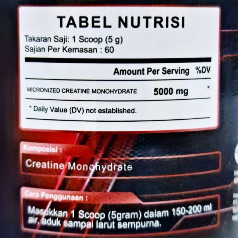 Promo Provus Creatine Matrix Monohydrate 300 Gram 60 Servings 300gram ...
