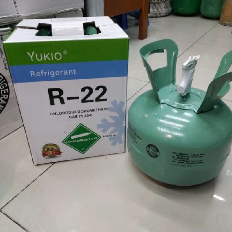 Promo Freon R22 Yukio Refrigerant 3,4 Kg Tabung Kecil Diskon 23% Di Seller Djaya Mandiri Store ...