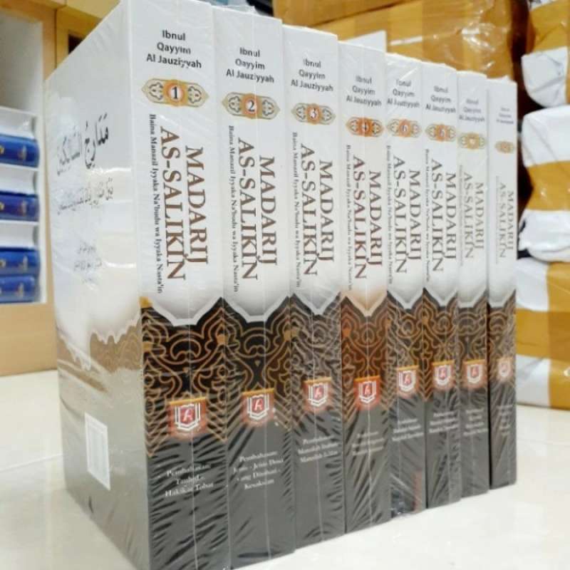 Promo Ori Buku Madarij As-salikin Edisi Lengkap Jilid 1-8 | Pustaka ...