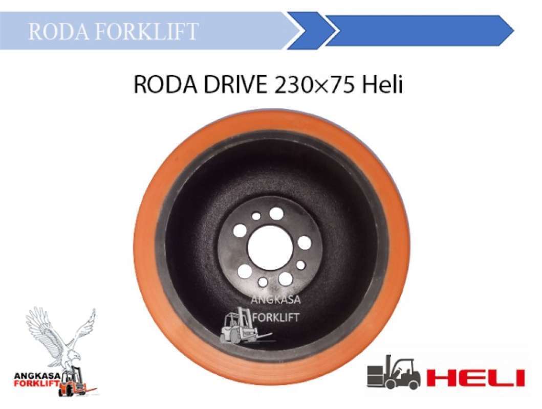 Promo Rodal Drive Wheel Heli 230x75-45mm Roda Kemudi Belakang ...