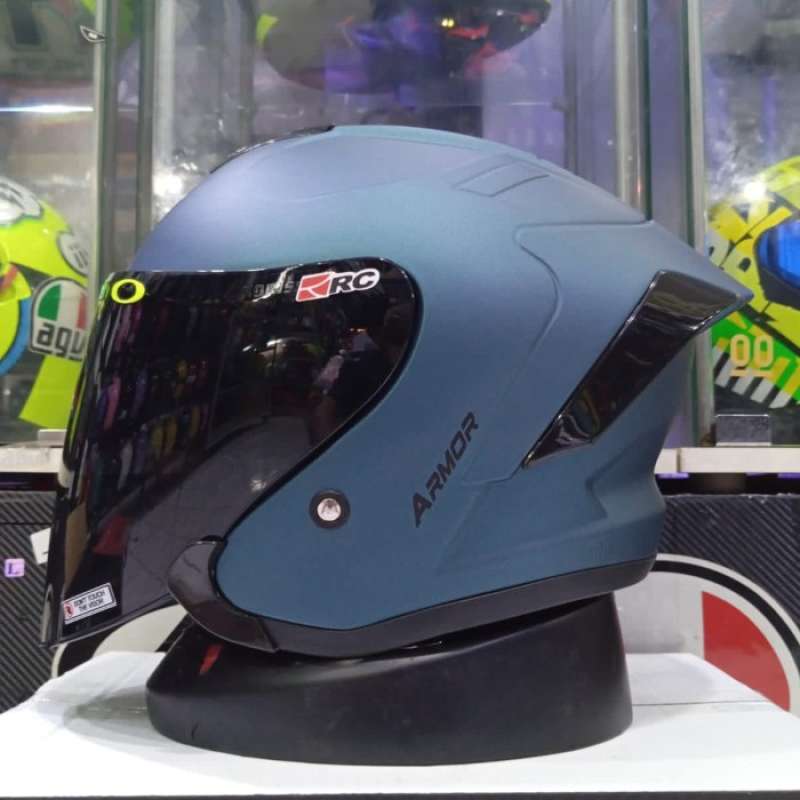 Promo Helm Half Face Js Armor Motif Leopard Easy Gren Itali - Dack Tail ...