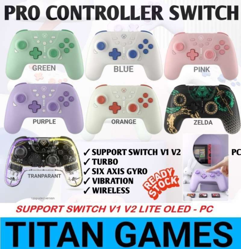 Promo Promo- Nintendo Switch Pro Controller Wireless Stik Switch Stik ... Promo Promo- Nintendo Switch Pro Controller Wireless Stik Switch Stik ...