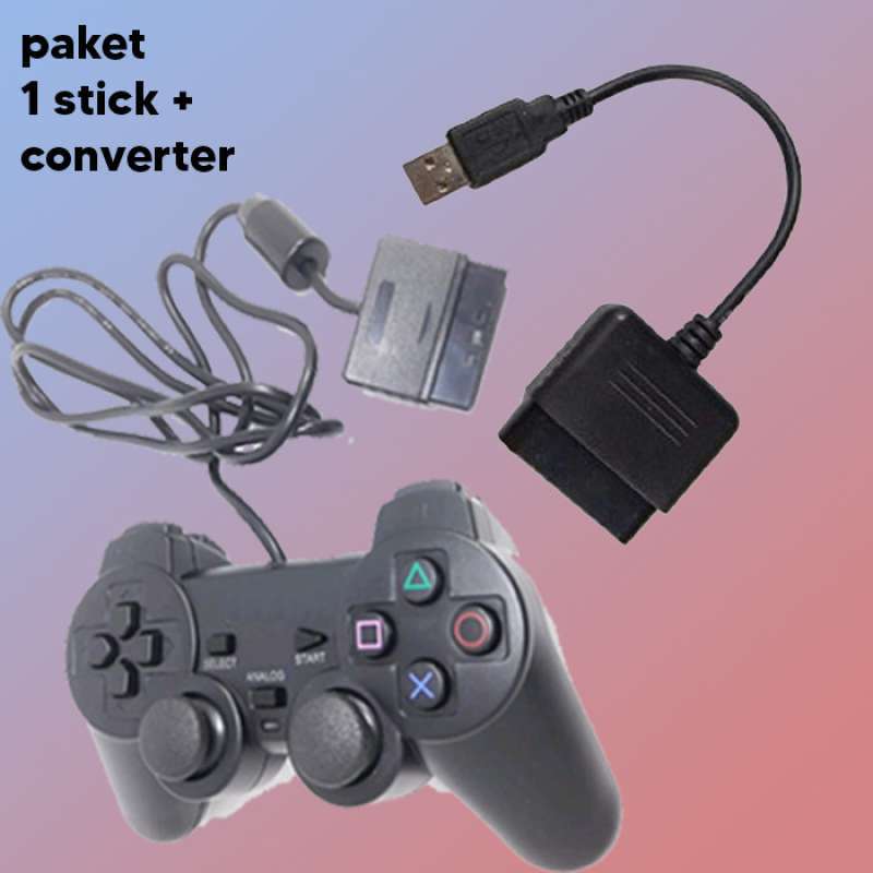 Promo Promo- Stick Ps2 + Converter Single Converter Bisa Untuk Ps3 Dan ...
