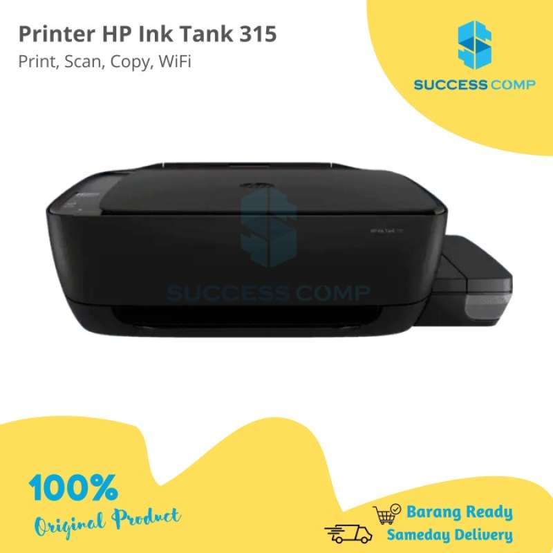 Promo Printer Hp Ink Tank 315 Print Scan Copy Garansi Resmi Hp ...