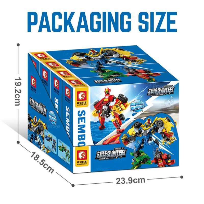 Promo Brick Sembo Block Transformers Mecha Transformer Robot 4in1 ...