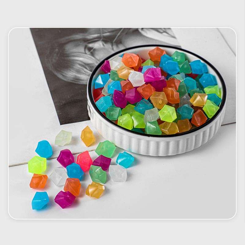 Promo 500pcs Hiasan Aquarium Batu Menyala Batu Bercahaya Dalam Gelap ...