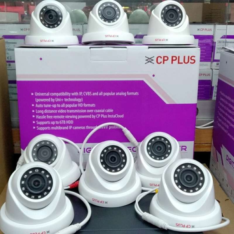 Promo Paket Cctv 5 Mp 8 Ch Cp Plus Lengkap Dan Murah Real 5mp Tinggal ...