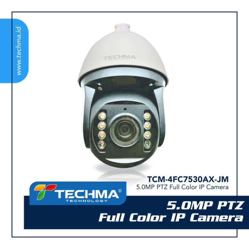 Promo Techma Tcm-4fc7530ax-jm 5.0 Mp Ptz Full Color Ip Camera 36x ...