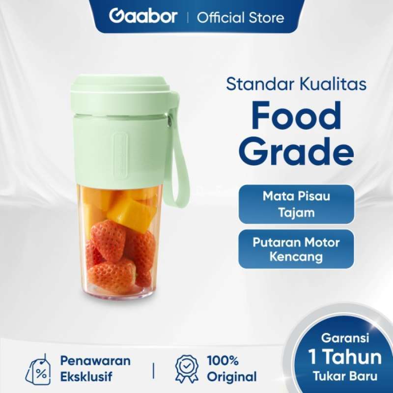 Jual Gaabor Rechargeable Mini Portable Juicer Blender Di Seller Circlet ...
