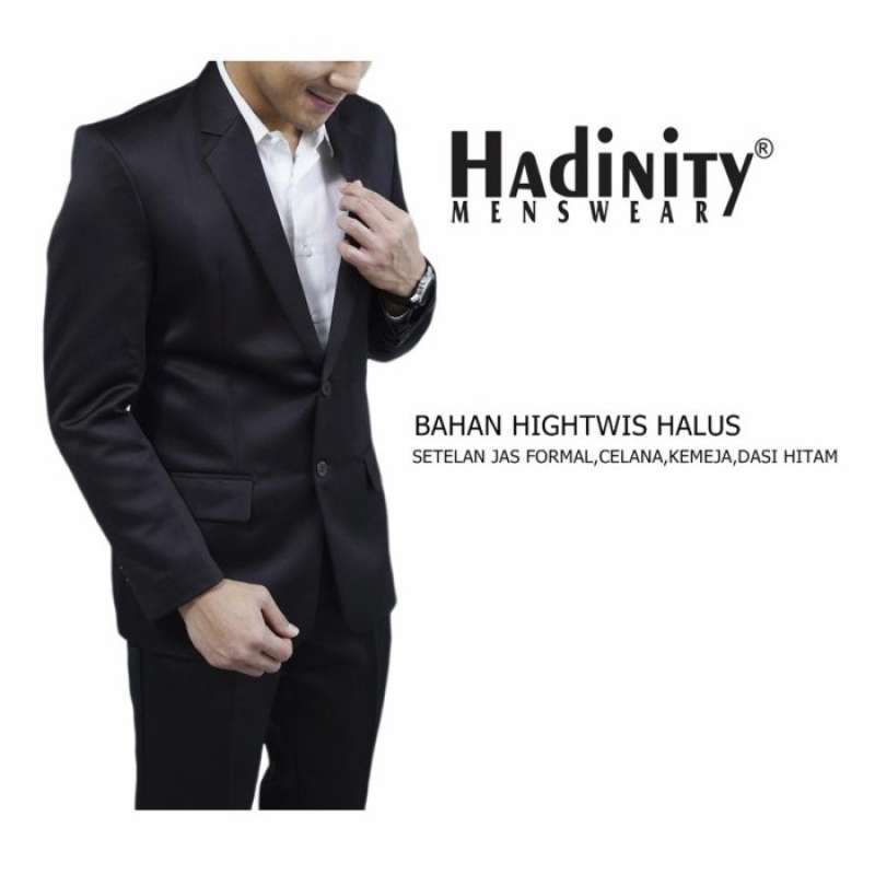 Jual Setelan Jas Pria Formal 4in1 Jas Resmi Jas Hitam Pria Jas Wisuda ...