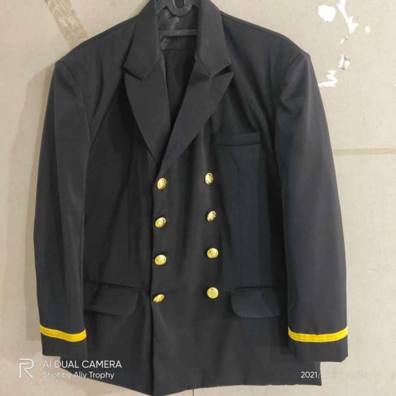 Jual Setelan Jas Exclusive Untuk Pelaut Dan Pelayaran - Navy Xxl Di ...