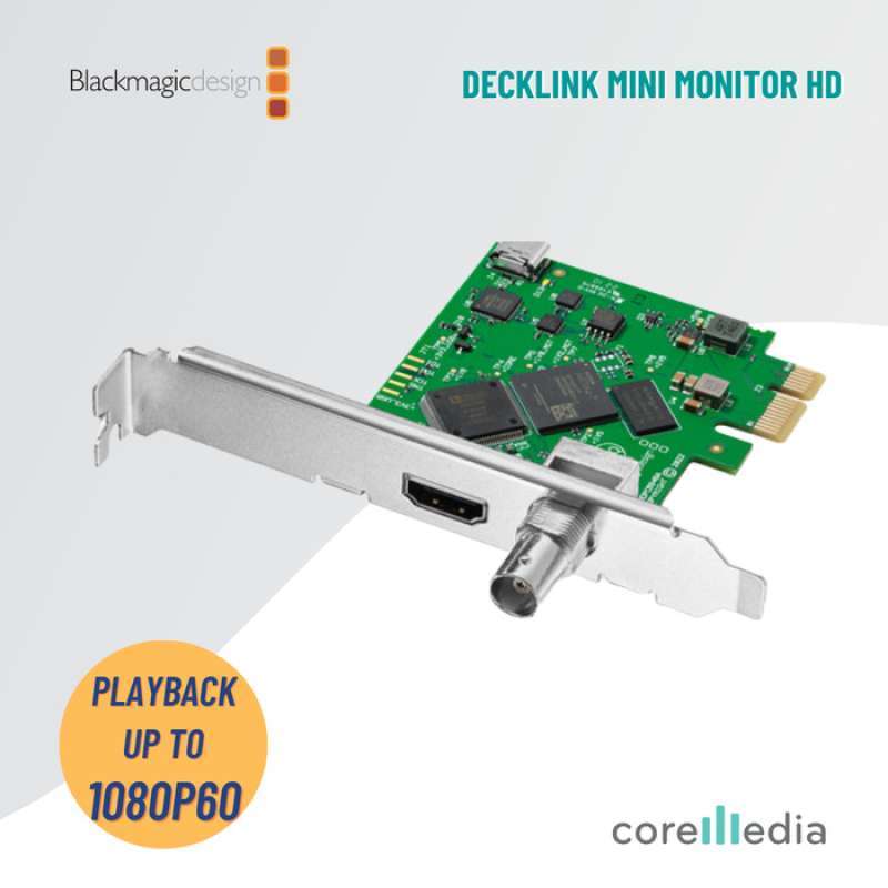 Jual Blackmagic Design Decklink Mini Monitor Hd - Playback Card Sdi ...