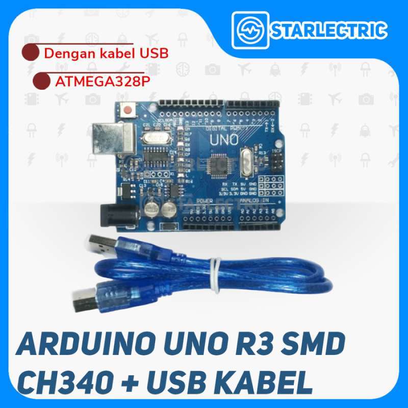 Promo Arduino Uno R3 Ch340 Clone Kabel Diskon 26 Di Seller Harui