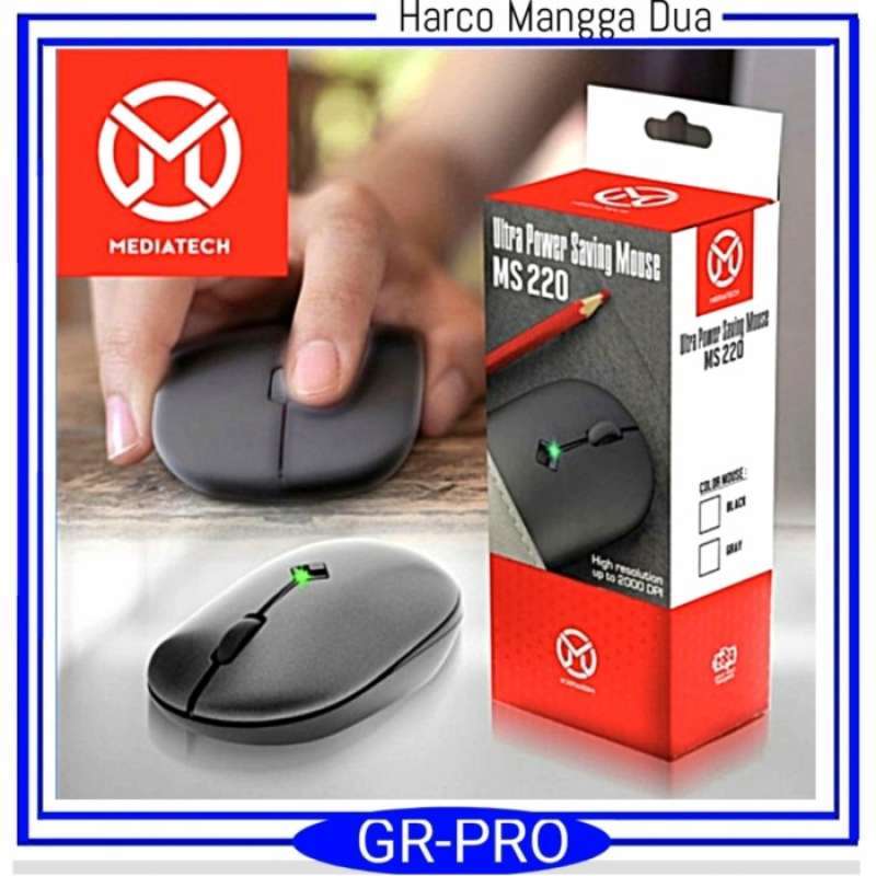 Promo Mouse Wireless Mediatech Ms 220 Ultra Power Saving Diskon 23% Di ...