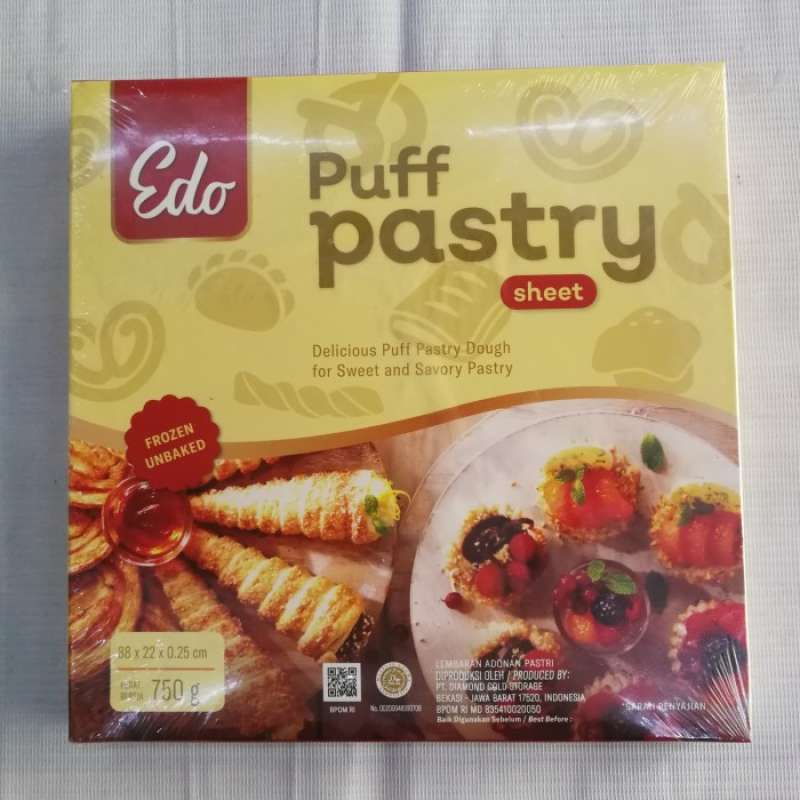 Jual Edo Puff Pastry Sheet 750gr Kulit Pastry Di Seller Winter ...