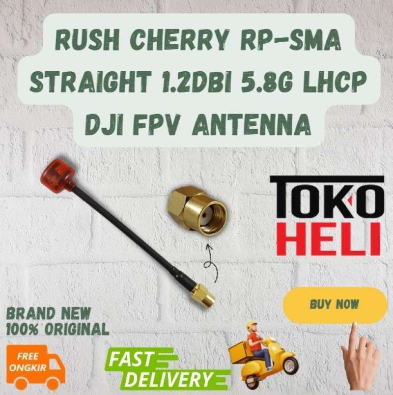 Jual Rush Cherry Rpsma Straight 1.2dbi 5.8g Lhcp Dji Fpv Antenna Di ...